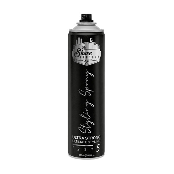 The Shave Factory Styling Spray Ultra Strong 400ml - Barbertools.gr