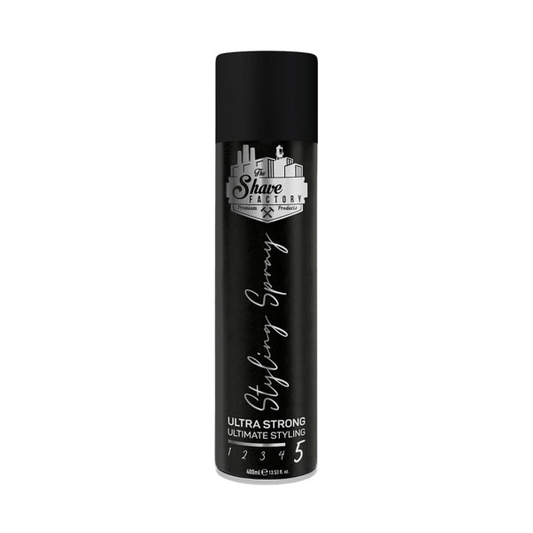 The Shave Factory Styling Spray Ultra Strong 400ml - Barbertools.gr