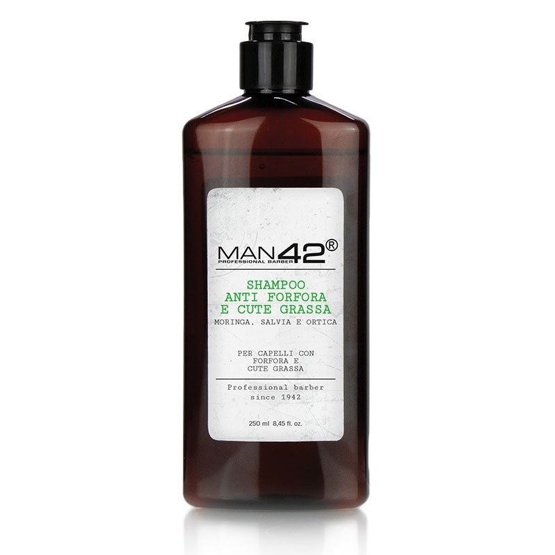 Man 42 Anti Grease Anti Dandruff Shampoo 250ml - Barbertools.gr