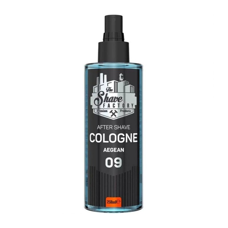 The Shave Factory After Shave Cologne 09 Aegean 250ml - Barbertools.gr