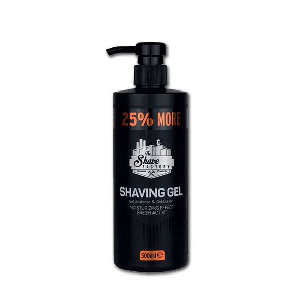 The Shave Factory Shaving Gel 500ml - Barbertools.gr