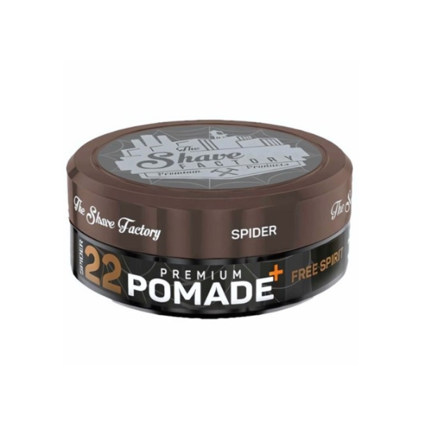 The Shave Factory Premium Pomade 22 Spider 150ml - Barbertools.gr